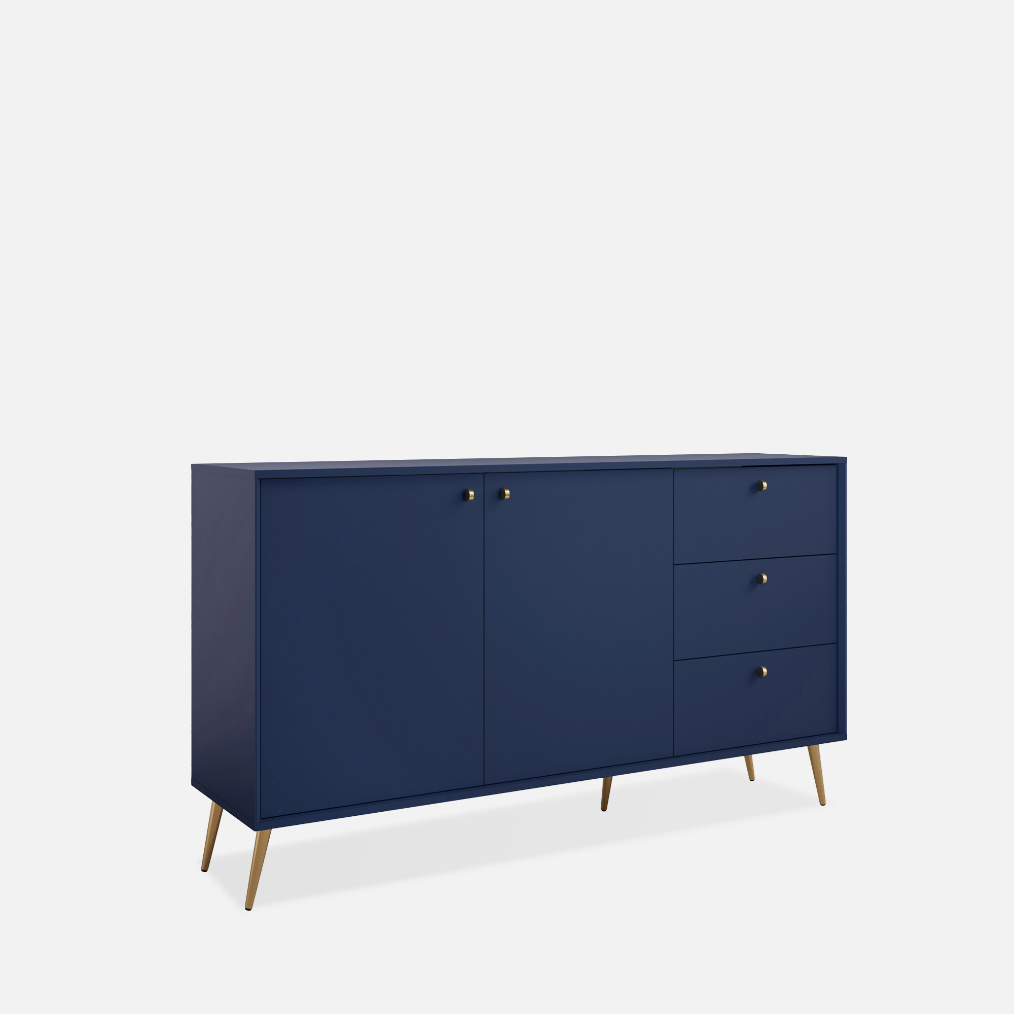 Tmavě modrá komoda JASMINE | agatanabytek.cz