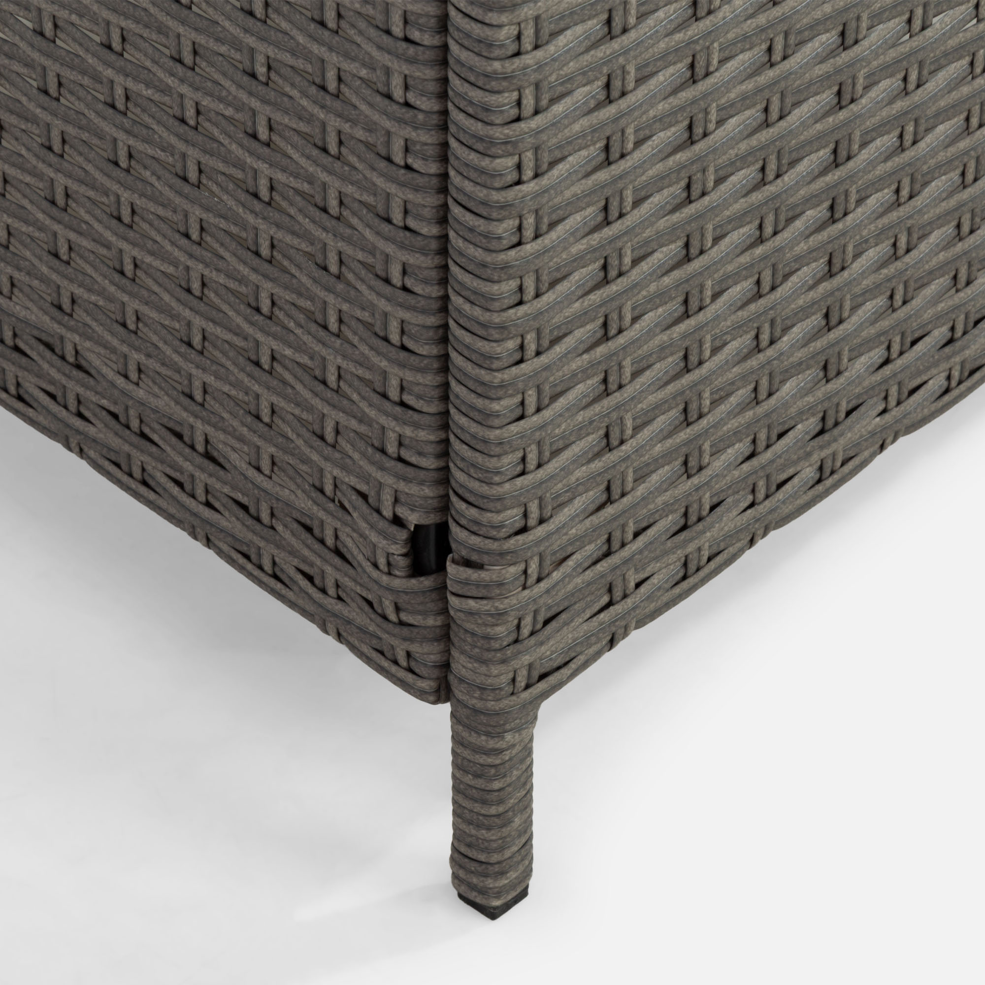 Šedý čtvercový zahradní stolek SKOTI | agatanabytek.cz