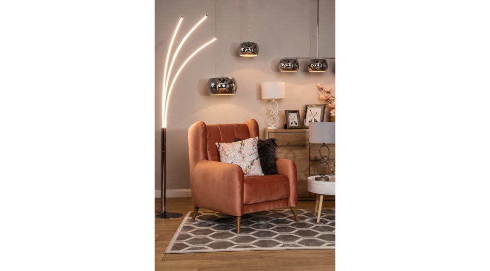 Moderní dekorativní stojací LED lampa MAJA | agatanabytek.cz